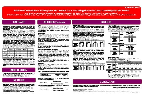 Antimicrobial Resistance Scientific Posters: Multicenter Microbiology ...