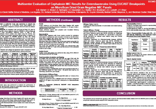 Antimicrobial Resistance Scientific Posters: Multicenter Microbiology ...